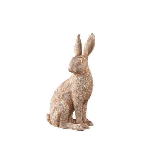 RAZ Imports 10" Gold Resin Bunny Rabbit Easter Spring Figurine – The ...